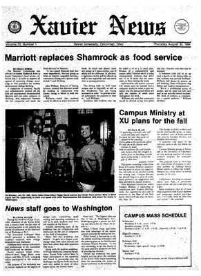 "Xavier University Newswire" by Xavier University (Cincinnati, Ohio)