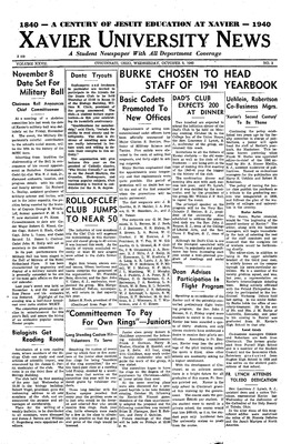 "Xavier University Newswire" by Xavier University (Cincinnati, Ohio)