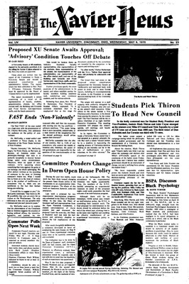 "Xavier University Newswire" by Xavier University (Cincinnati, Ohio)