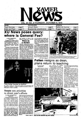 "Xavier University Newswire" by Xavier University (Cincinnati, Ohio)