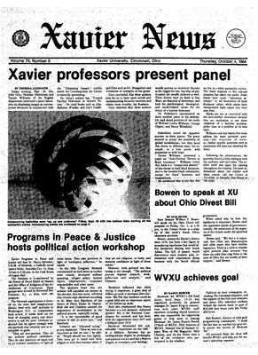 "Xavier University Newswire" by Xavier University (Cincinnati, Ohio)