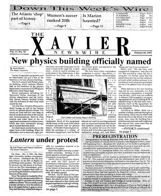 "Xavier University Newswire" by Xavier University (Cincinnati, Ohio)